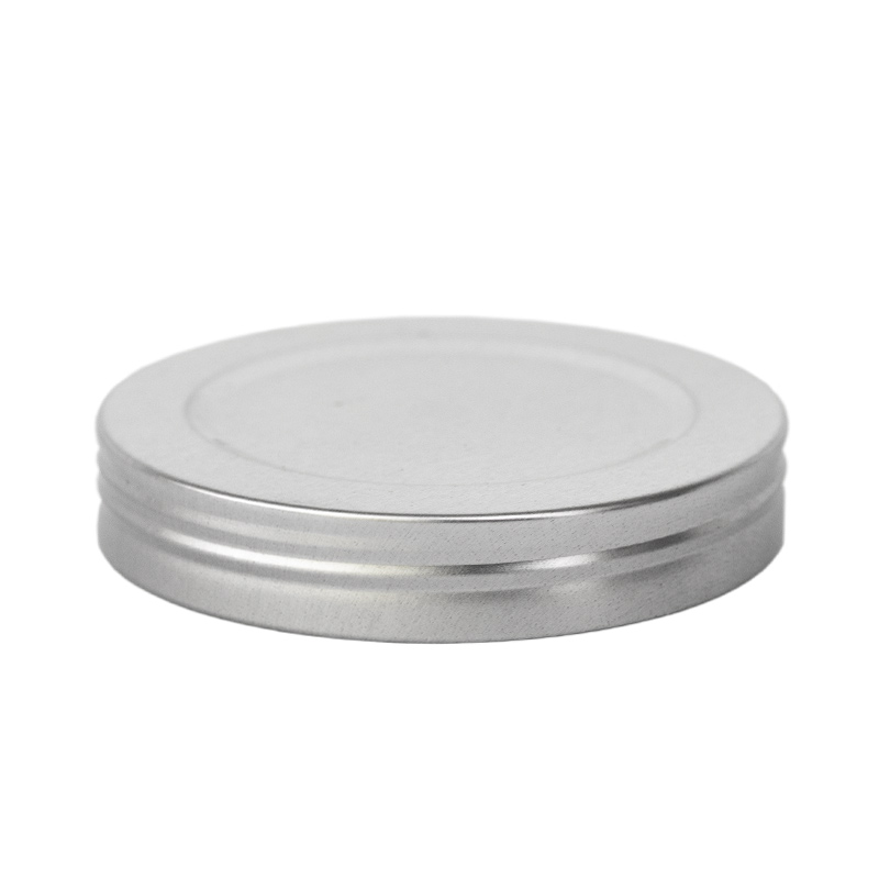 Silver Faux Thread Metal Lid - CandleScience